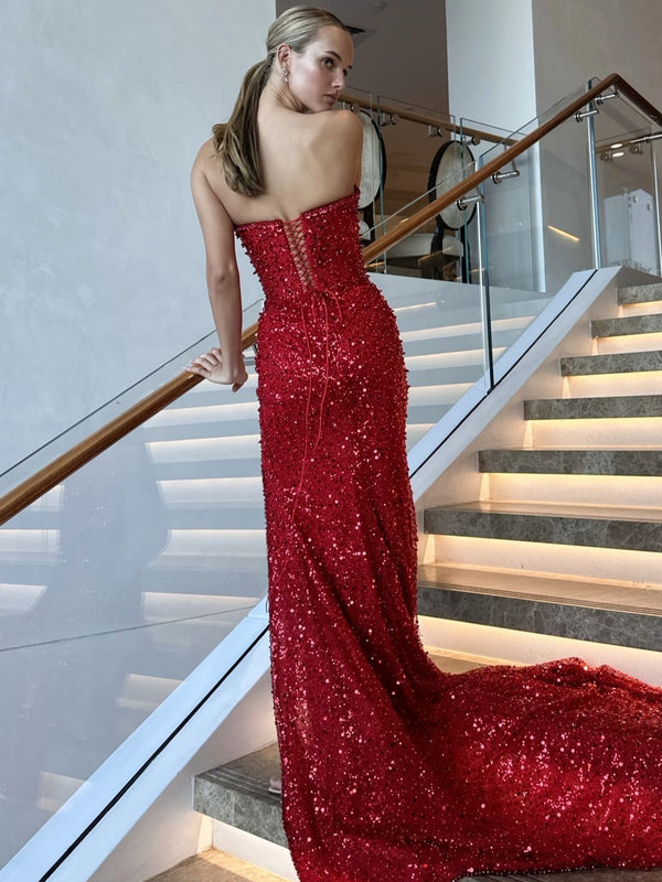Opulence Gown - Red – FORMAL GALLERY